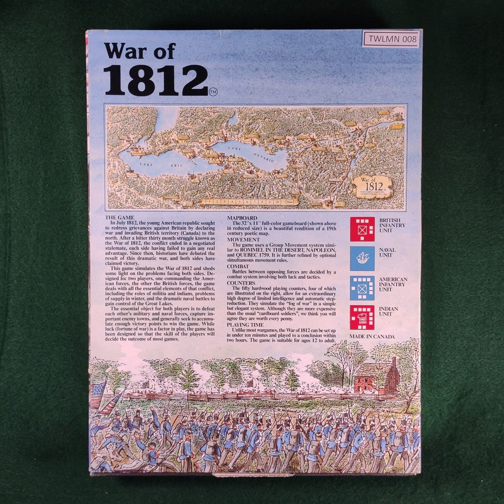 War of 1812 - Columbia Games - Very Good – The War Library