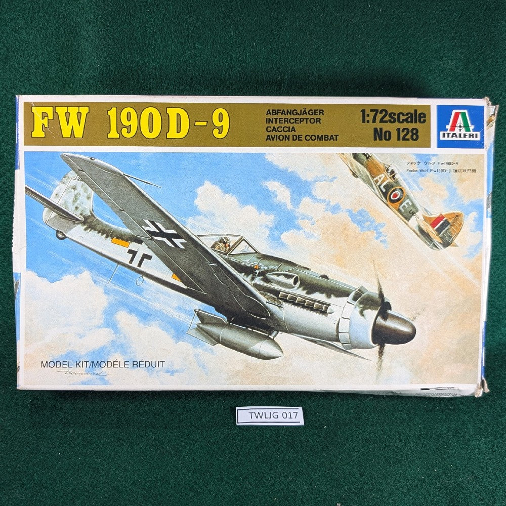 Focke Wulf FW 190D-9 kit - 1/72 - Italeri 128 - NO DECALS – The War Library
