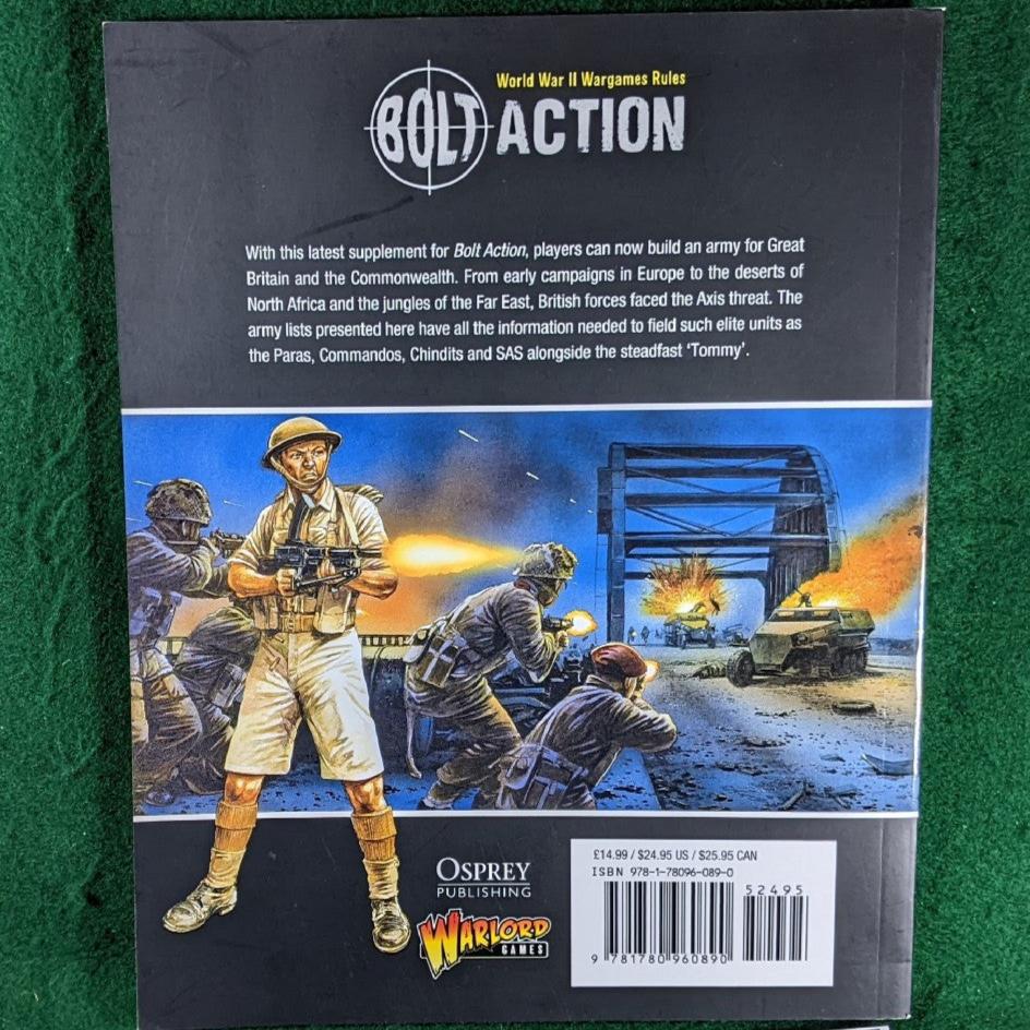 Armies of Great Britain - Bolt Action 1st/2nd Ed. Supplement book - Wa ...