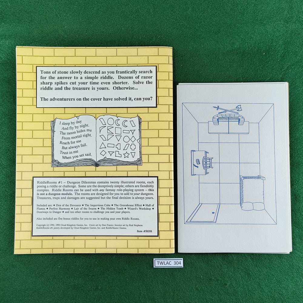 Riddle Rooms #1: Dungeon Dilemmas - Cloud Kingdom Games - Softcover ...
