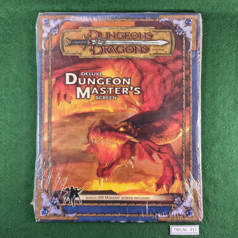 Deluxe Dungeon Master's Screen - D&D 3.5.+ d20 Modern - WoTC - Softcov ...