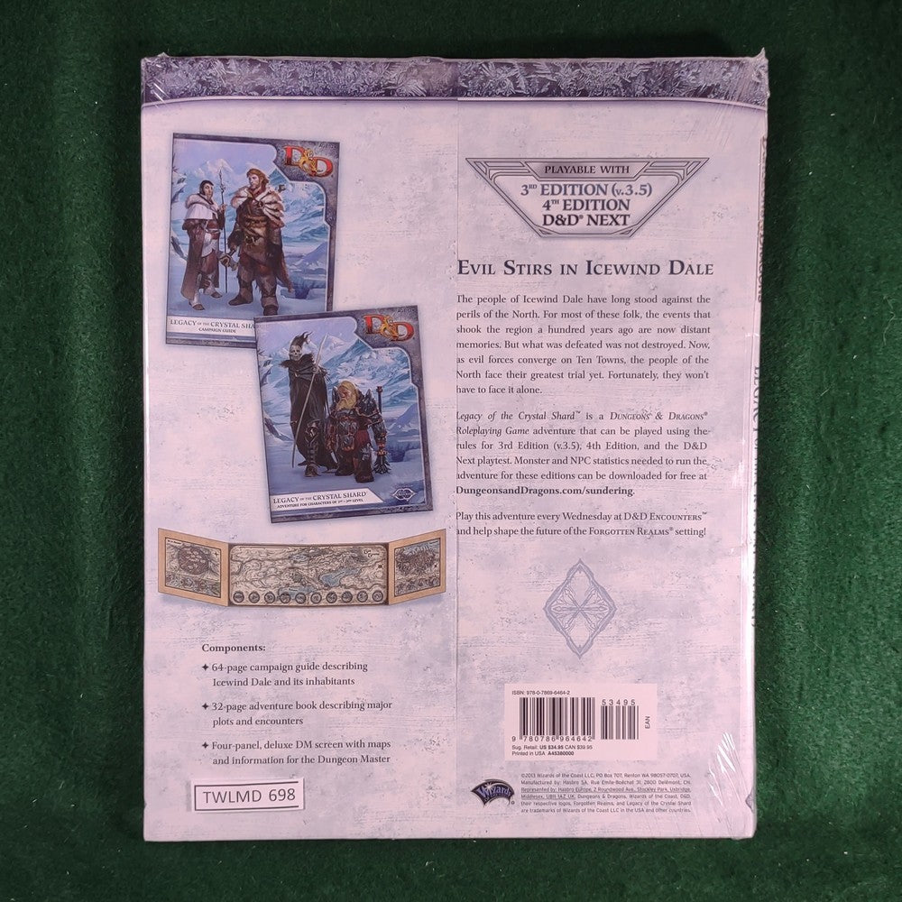 Legacy of the Crystal Shard - Dungeons & Dragons 5th Ed. - In Shrinkwr ...