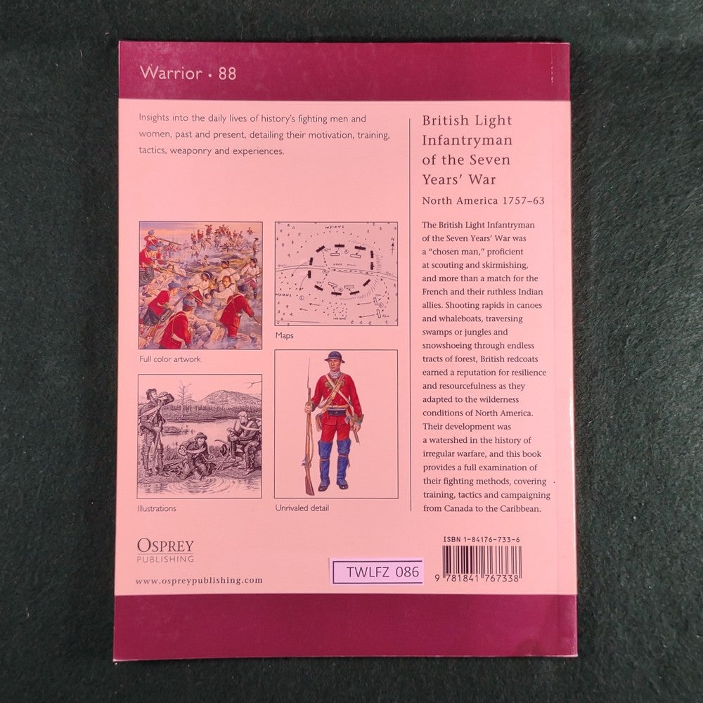 British Light Infantryman of the Seven Years' War - Warrior 88 - Ospre ...