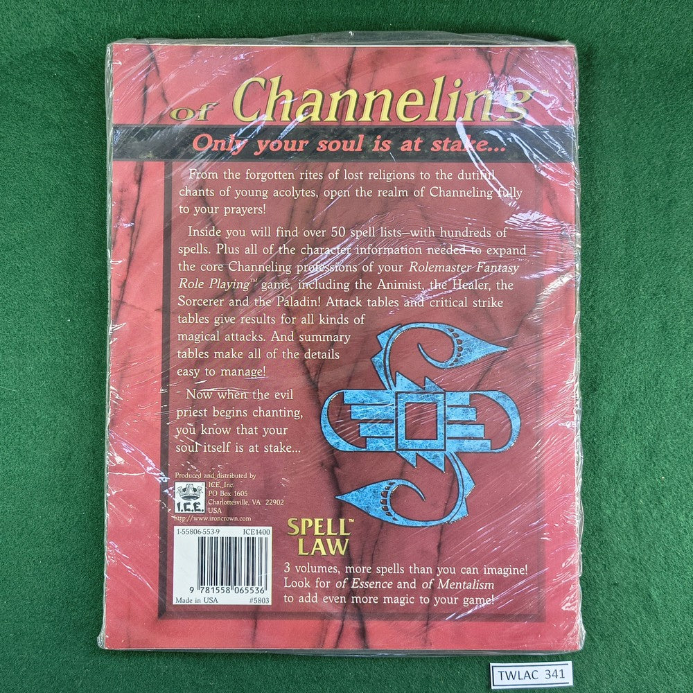 Spell Law: Of Channeling - Rolemaster RMFRP - ICE5803 - Softcover - In ...