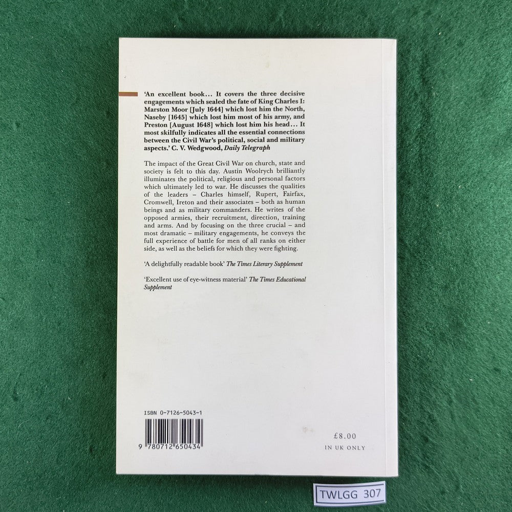 Battle of the English Civil War - Austin Woolrych - Softcover – The War ...