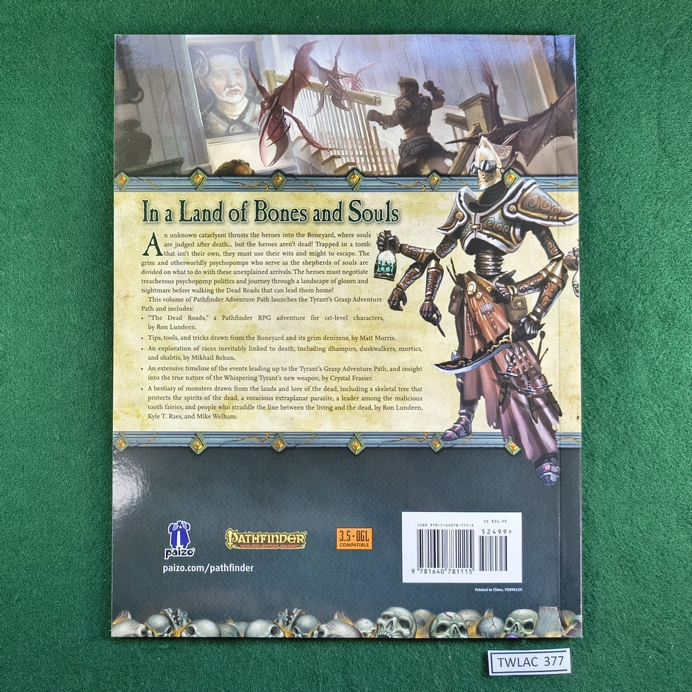 The Dead Roads (#139) - Pathfinder (1st Ed.) - PZO90139 - Paizo – The ...
