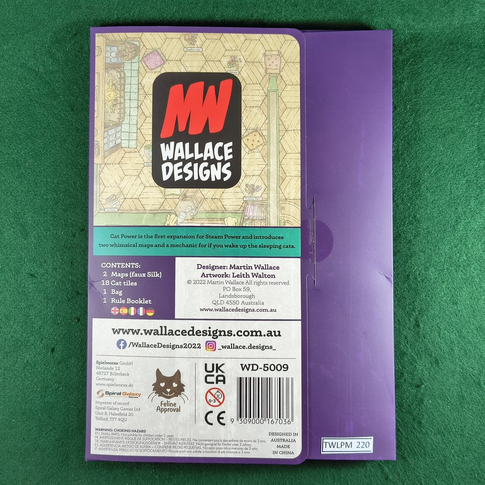 Steam Power: Cat Power - Wallace Designs - Sealed – The War Library