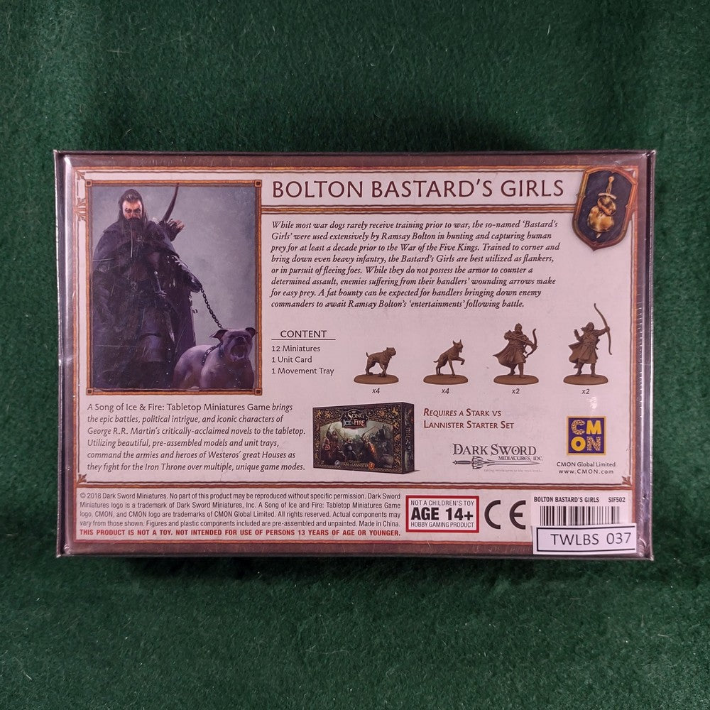 Bolton Bastard's Girls - ASOIAF Miniatures Game - CMON Games - In Shri ...