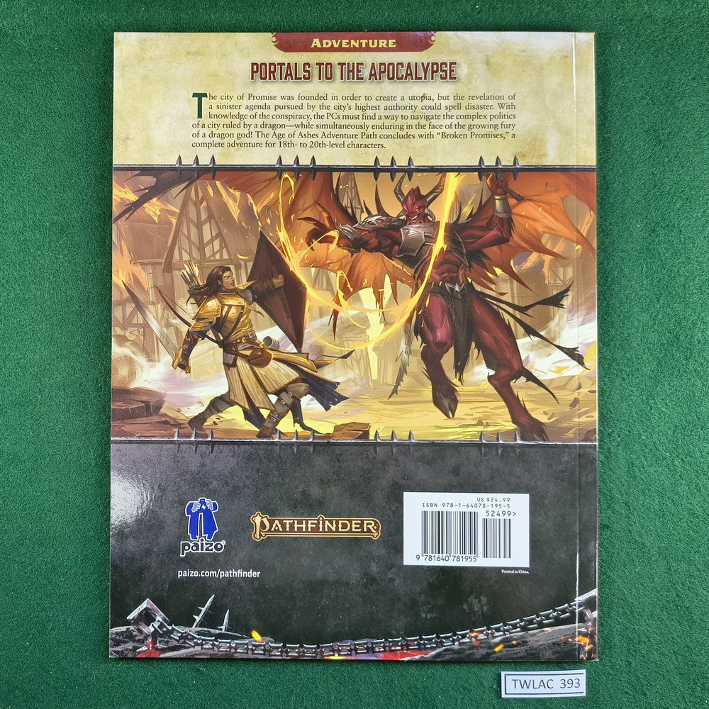Broken Promises (#150) - Pathfinder (2nd Ed.) - PZO90150 - Paizo – The ...