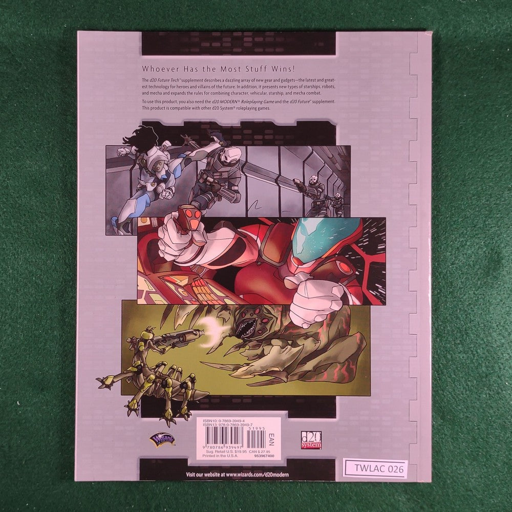 d20 Future Tech - d20 Modern - Wizards of the Coast - Softcover – The ...