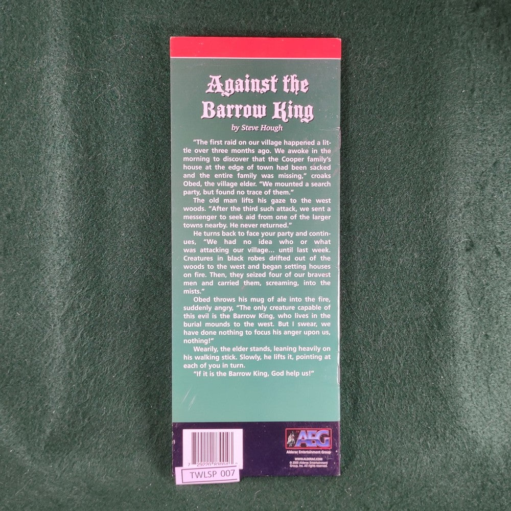 Against the Barrow King - D&D 3rd Ed. - AEG 8304 – The War Library