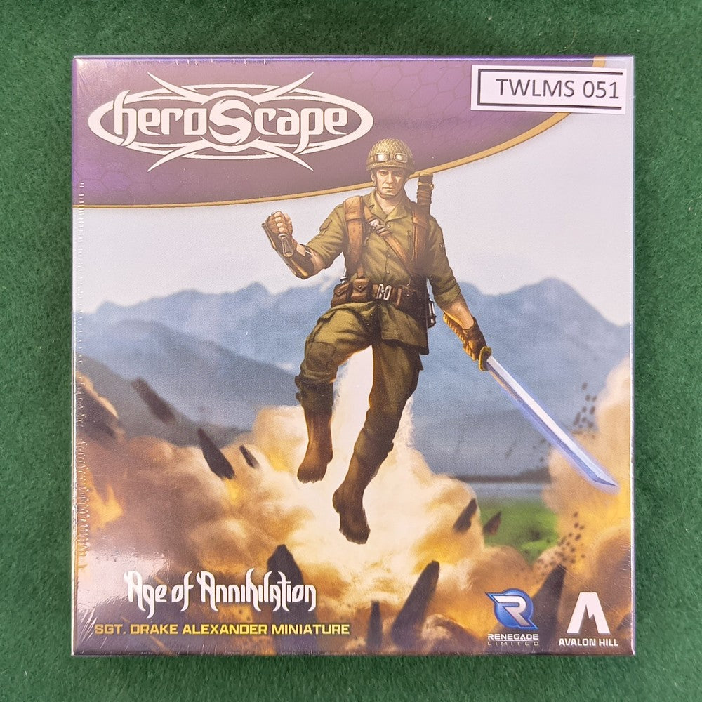 Sgt. Drake Alexander Miniature - Heroscape: Age of Annihilation - In S ...