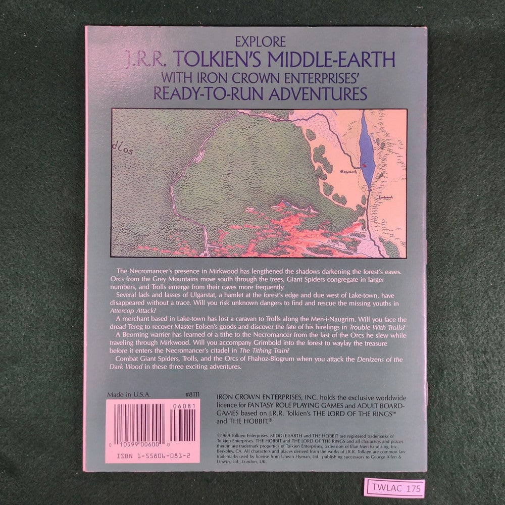 Denizens of the Dark Wood - MERP 1st edition - ICE8111 - Softcover ...