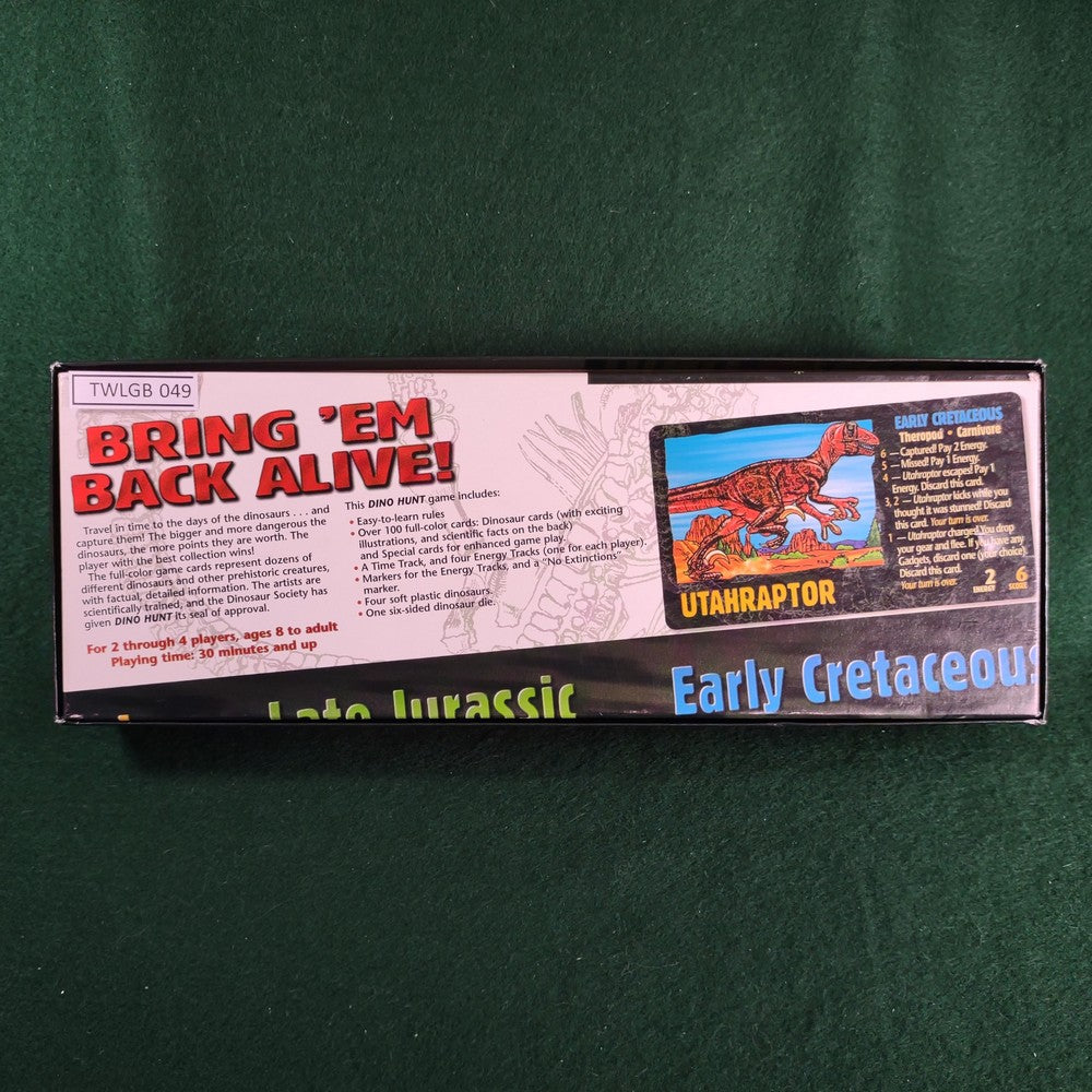 Dino Hunt: Bring 'Em Back Alive - Steve Jackson Games - Very Good – The ...