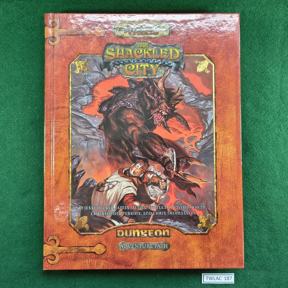 The Shackled City Dungeon Adventure Path (with Maps) - Paizo - Hardcov ...