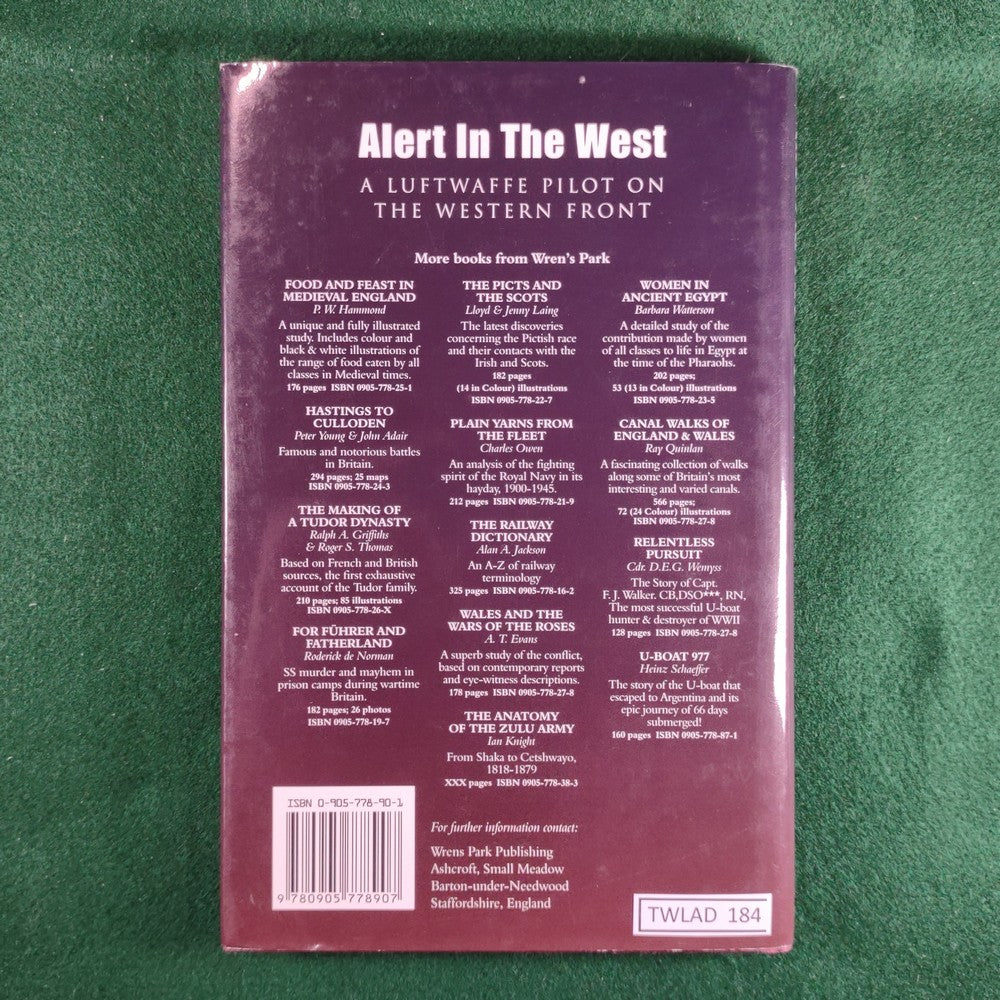 Alert in the West - Willi Heilmann - Hardcover - Very Good – The War ...