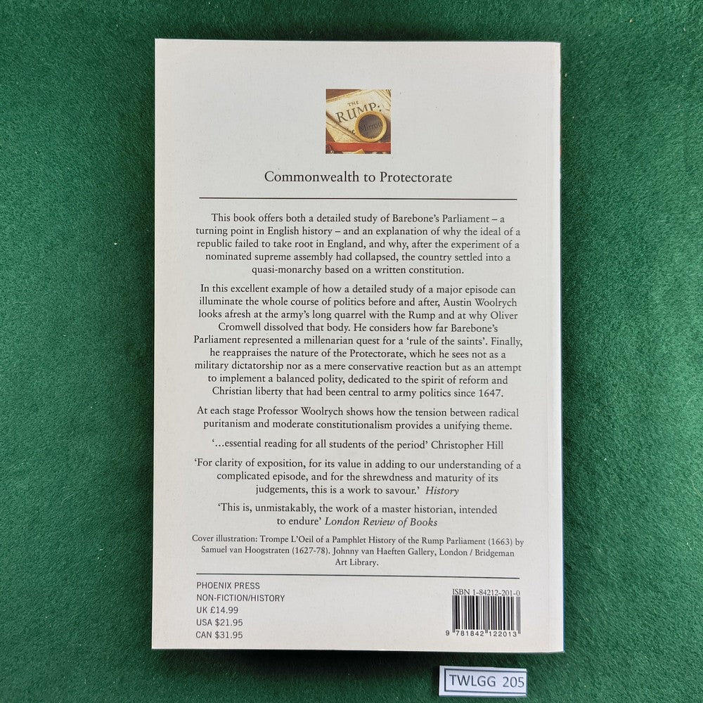 Commonwealth to Protectorate - Austin Woolrych - Softcover – The War ...