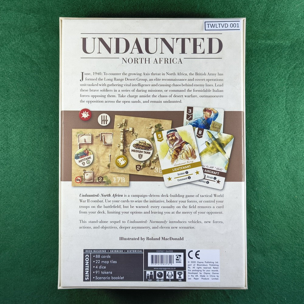 Undaunted: North Africa - Osprey Games - Excellent – The War Library