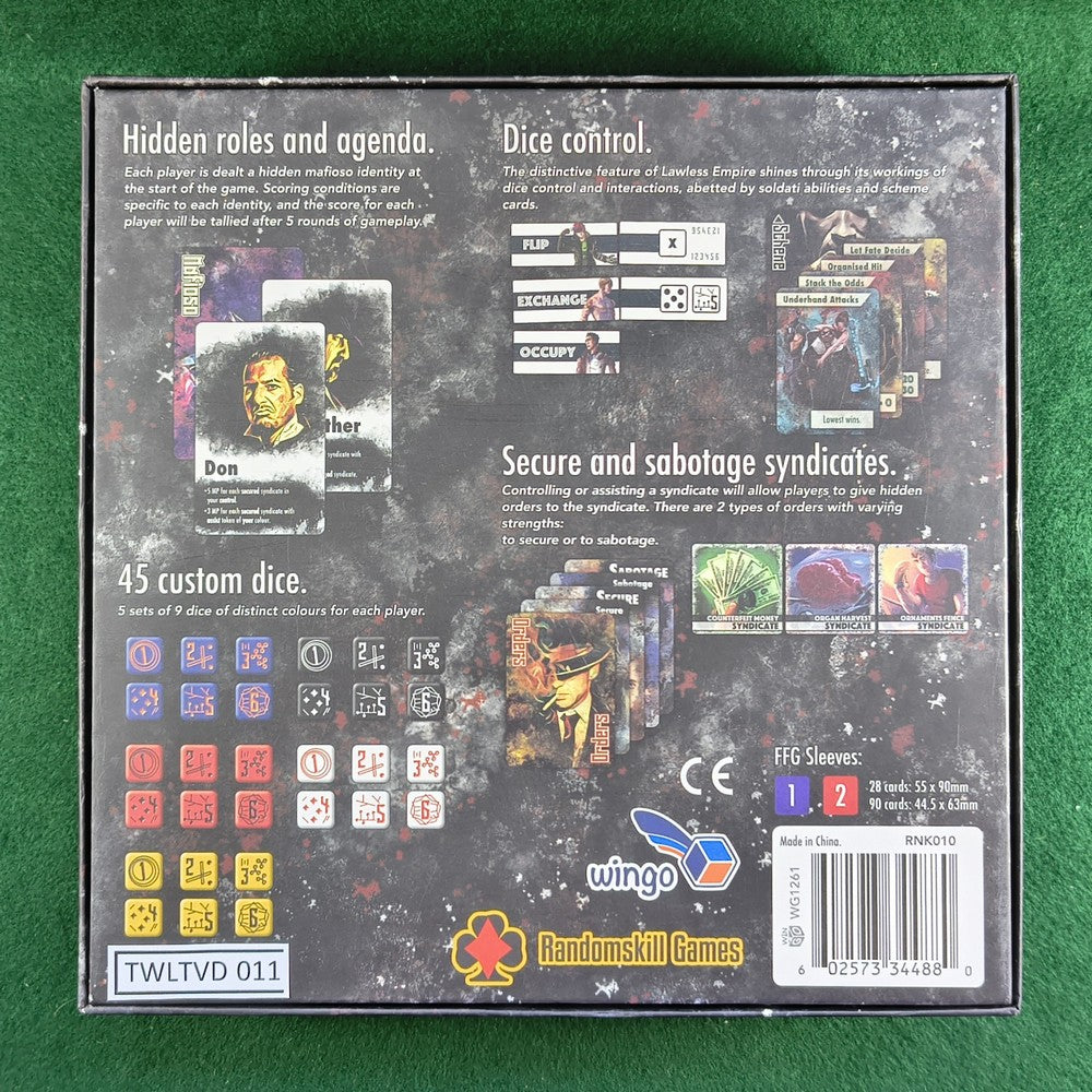 Lawless Empire - Randomskill Games - Unpunched – The War Library