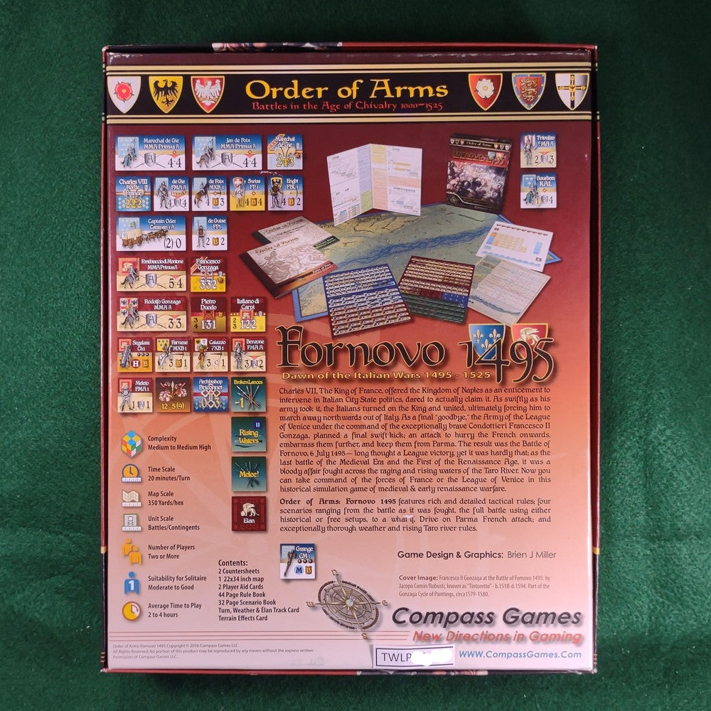 Fornovo, 1495: Dawn of the Italian Wars 1495-1525 - Compass Games - Un ...