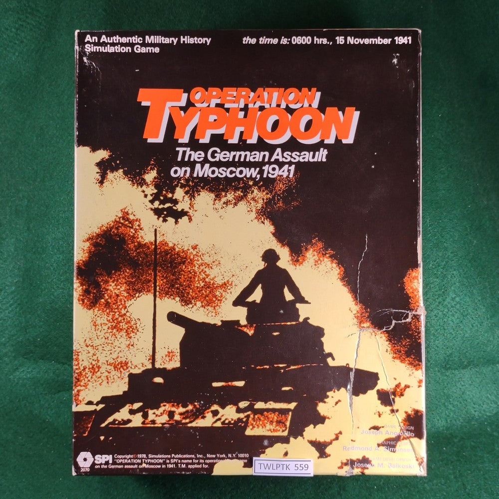Operation Typhoon: The German Assault on Moscow, 1941 - SPI - Good (DA ...