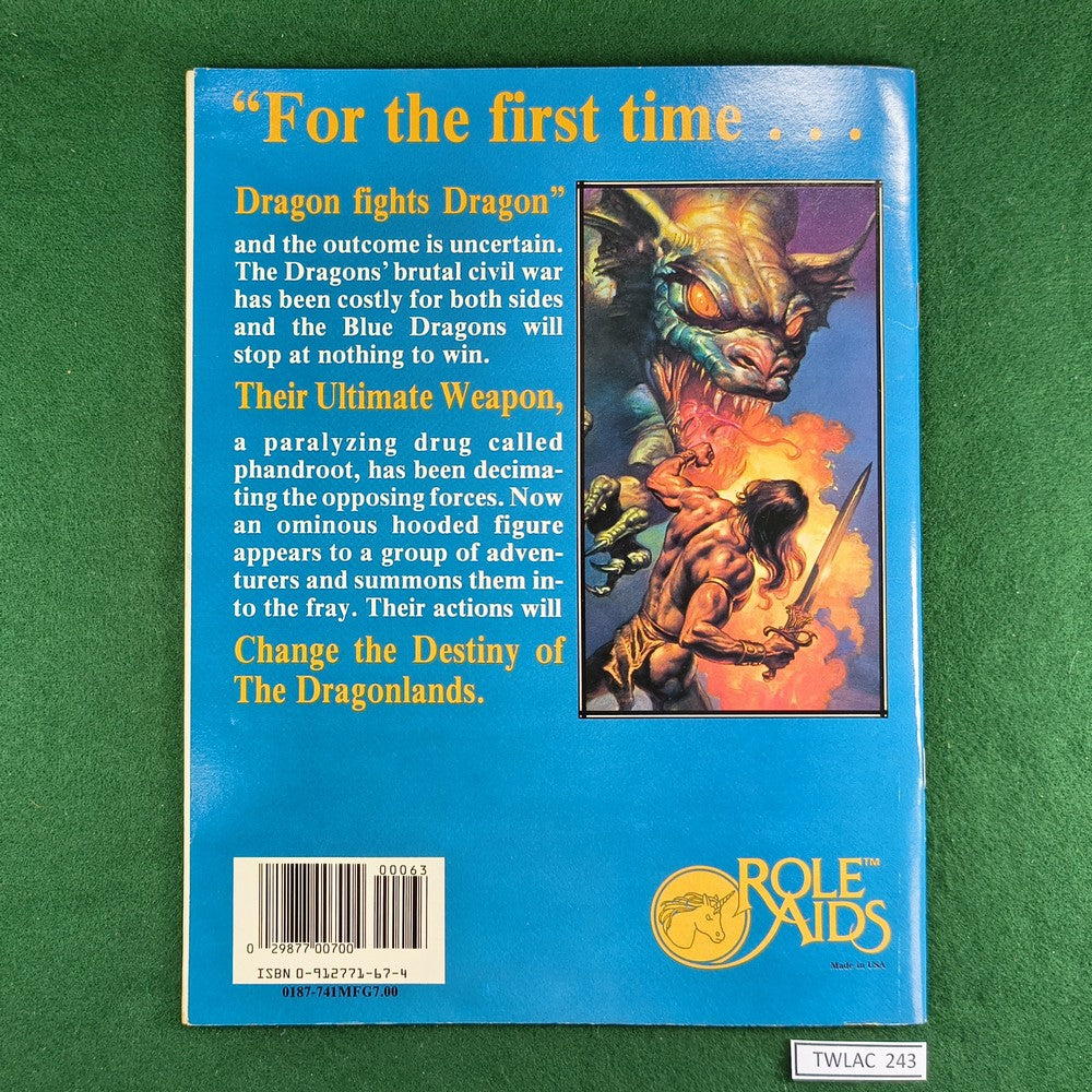 Crystal Barrier - AD&D - Role Aids - Softcover – The War Library