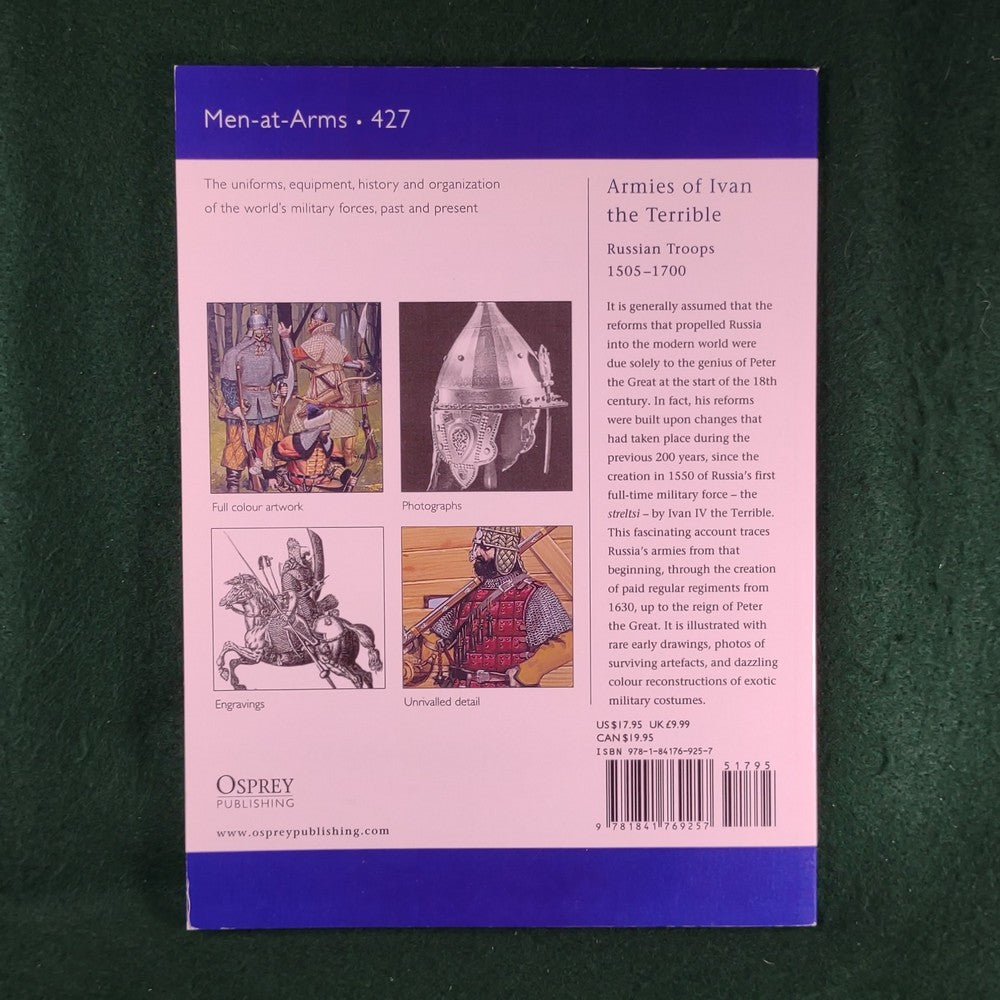 Armies of Ivan the Terrible - MAA 427 - Osprey - Softcover – The War ...