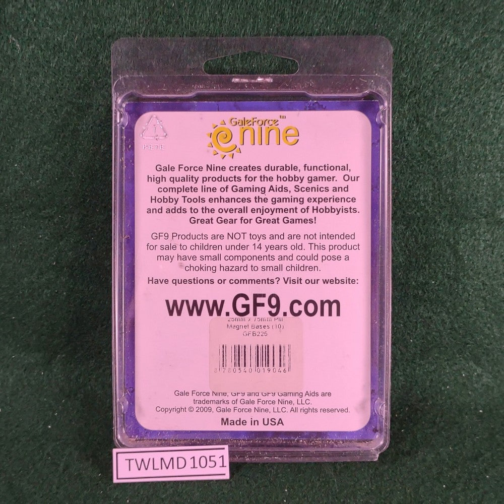 Magnetic 'Pill' Bases - GFB225 - Gale Force Nine - Sealed – The War Library