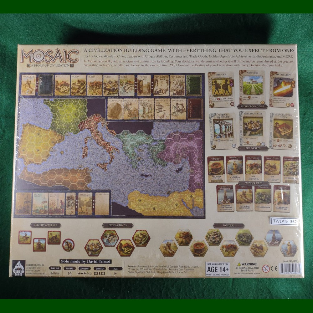 Mosaic: A Story of Civilization (Sphinx Edition) - Forbidden Games - I ...
