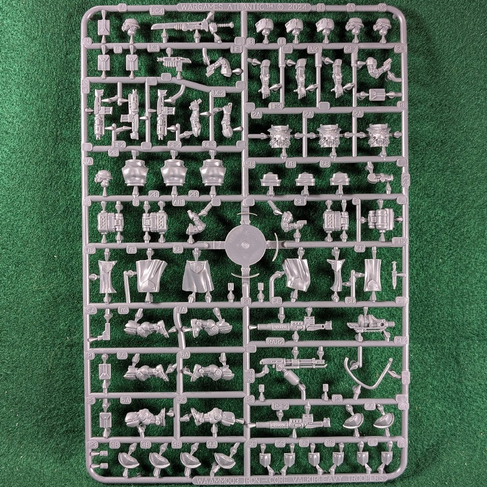 Valkir Heavy Troopers - single sprue - 3 figures - Wargames Atlantic ...