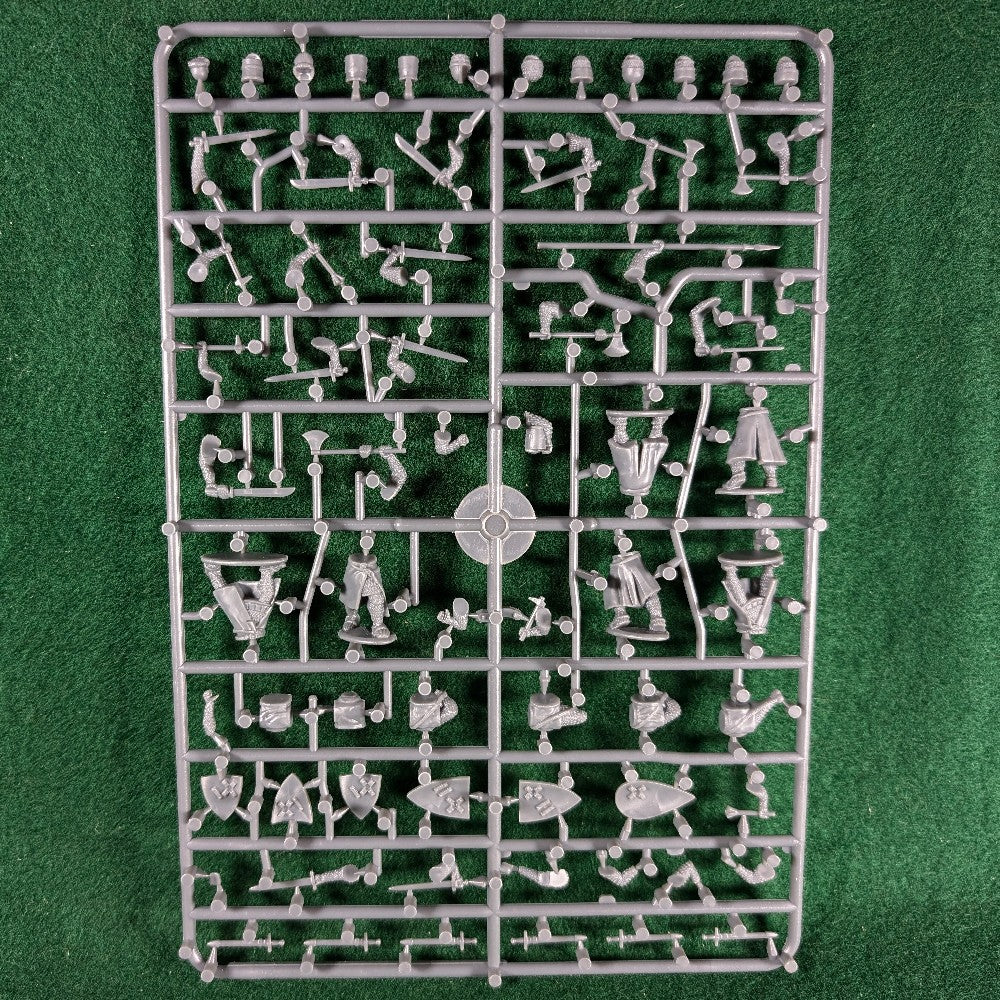 Foot Knights 1150-1320 - Baron's War Sprue - Wargames Atlantic - 6 fig ...