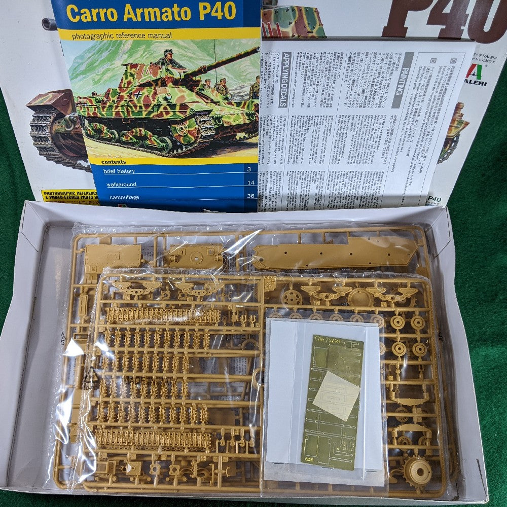 Italian Heavy Tank P40 - Limited Edition - 1/35 - Tamiya 89792 – The ...