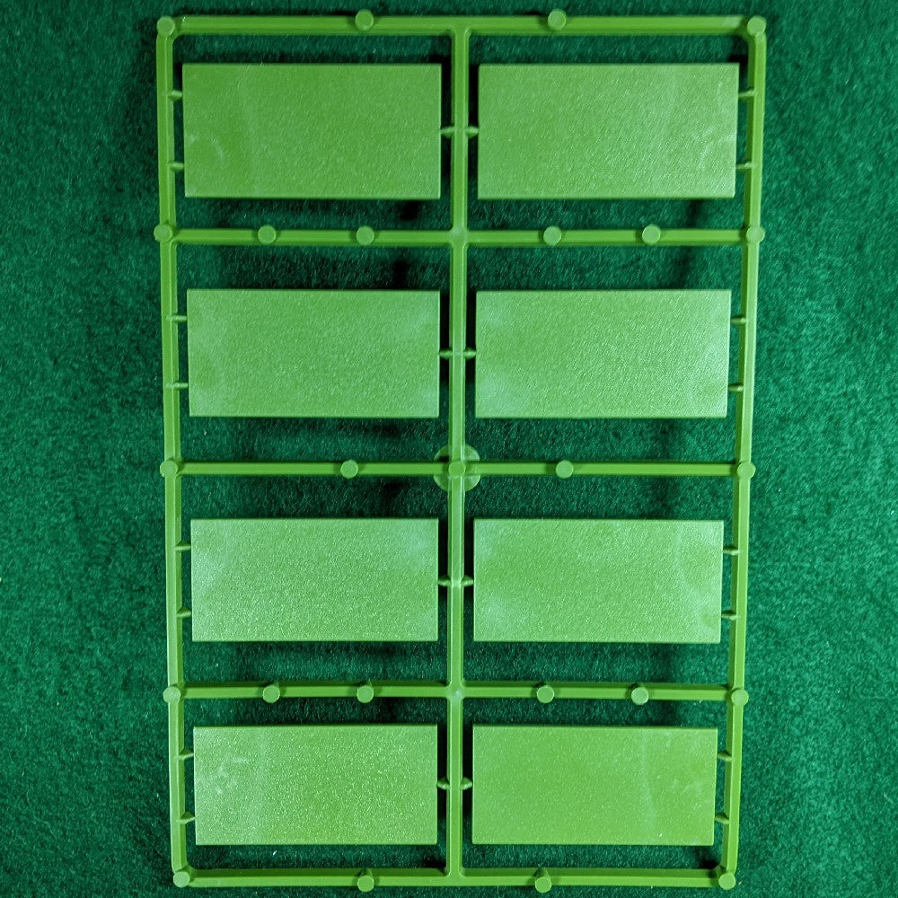60 x 30mm Rectangular Wargaming Bases (8) - 1 sprue - Renedra Bases ...
