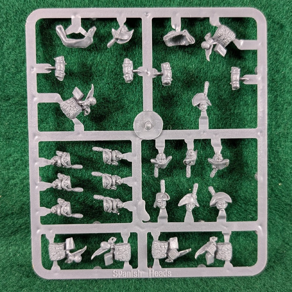Napoleonic Spanish Heads - 1 sprue - 14 heads - Perry Miniatures – The ...