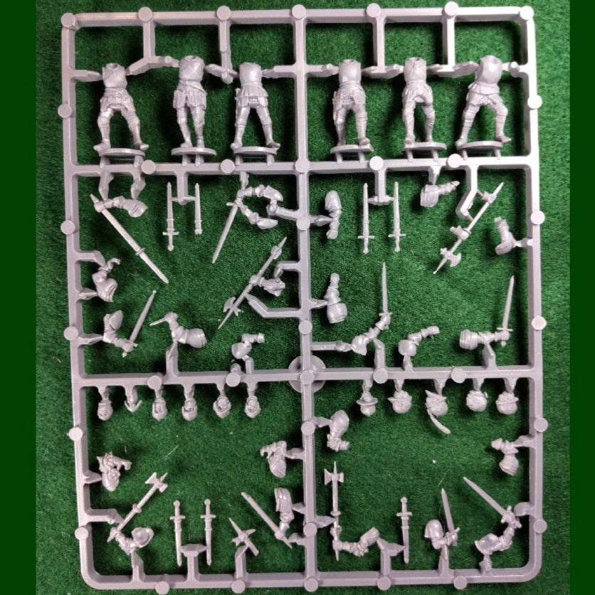 Foot Knights 1450-1500 Sprue - 6 figures - Perry Miniatures – The War ...