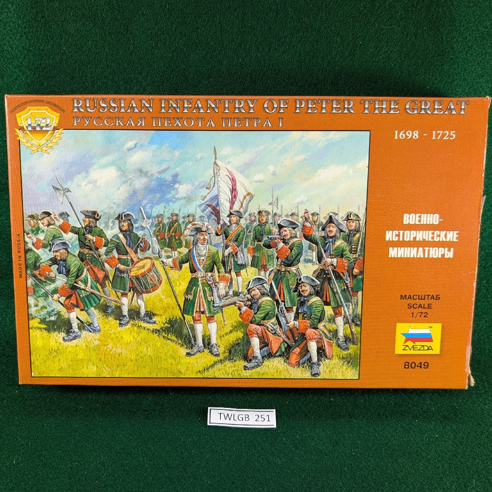 Russian Infantry of Peter The Great - 1698-1725 - 1/72 - Zvezda 8049 ...