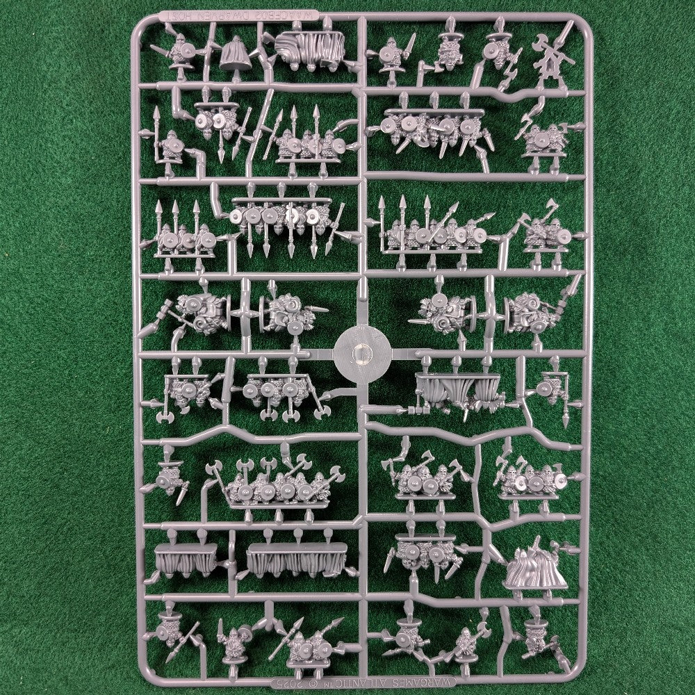 Dwarven Host - Grand Battle Scale 10mm - One sprue of 82 Miniatures ...