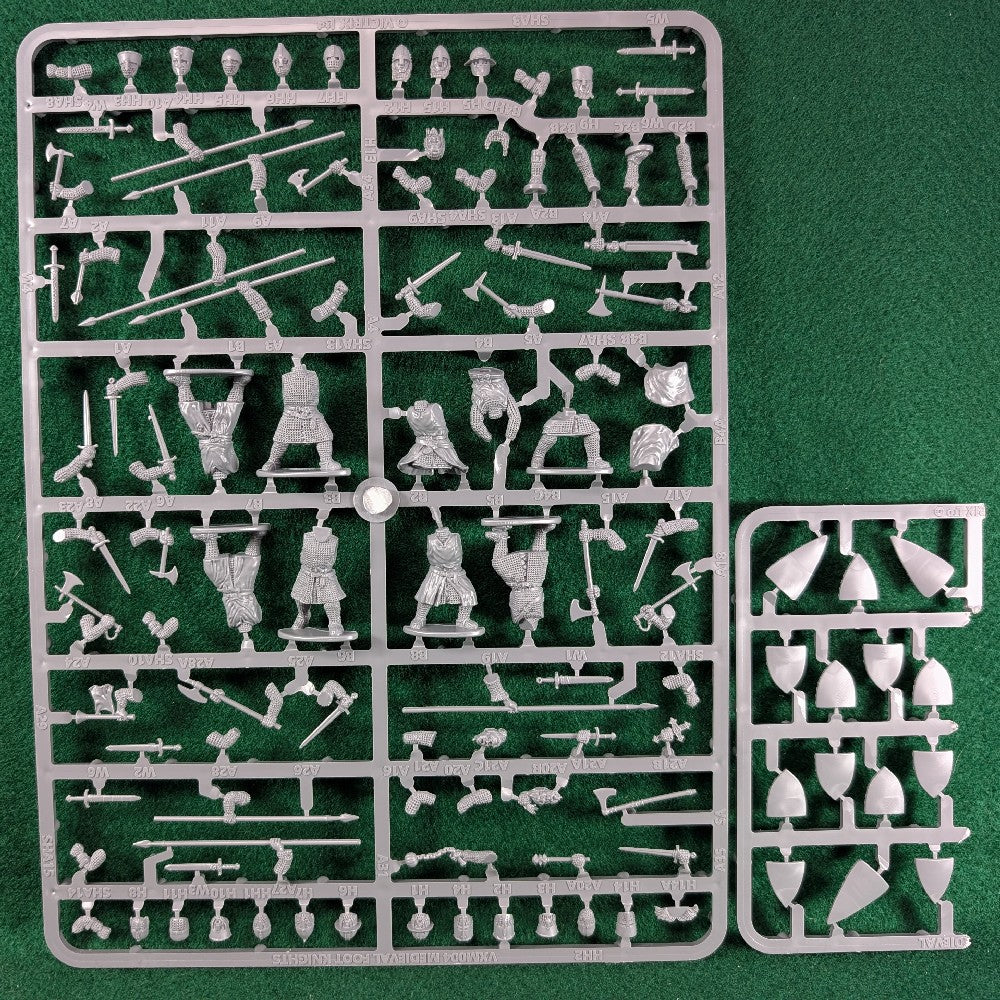 Medieval Foot Knights Sprue - 8 figures - Victrix – The War Library