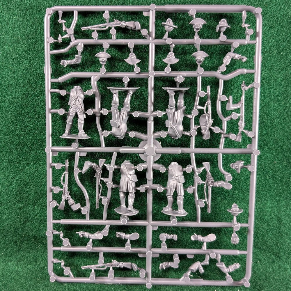 Minutemen Sprue - 5 figures - Wargames Atlantic – The War Library