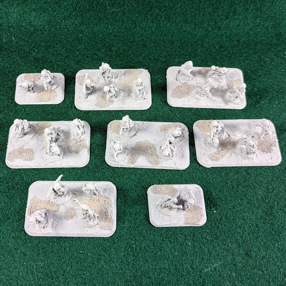 German Infantry - 28 metal miniatures - Flames of War 15mm WWII - Unde ...
