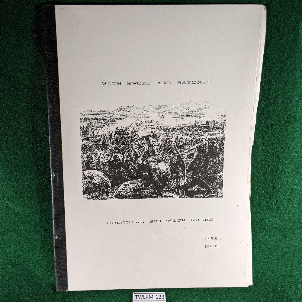 With Sword and Bayonet - Colonial Skirmish Rules - TTG – The War Library
