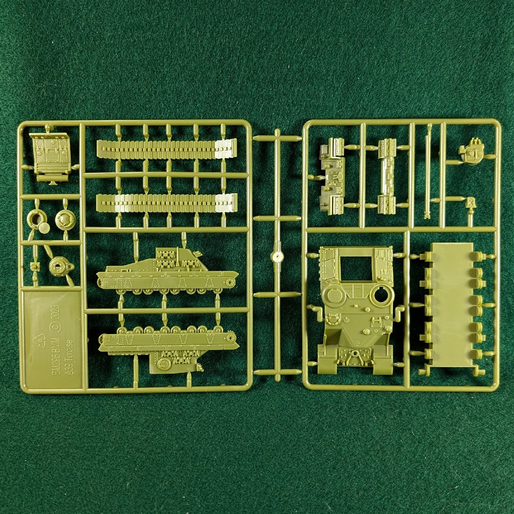 British Tortoise Assault Gun sprue - 1 plastic sprue - Flames of War F ...