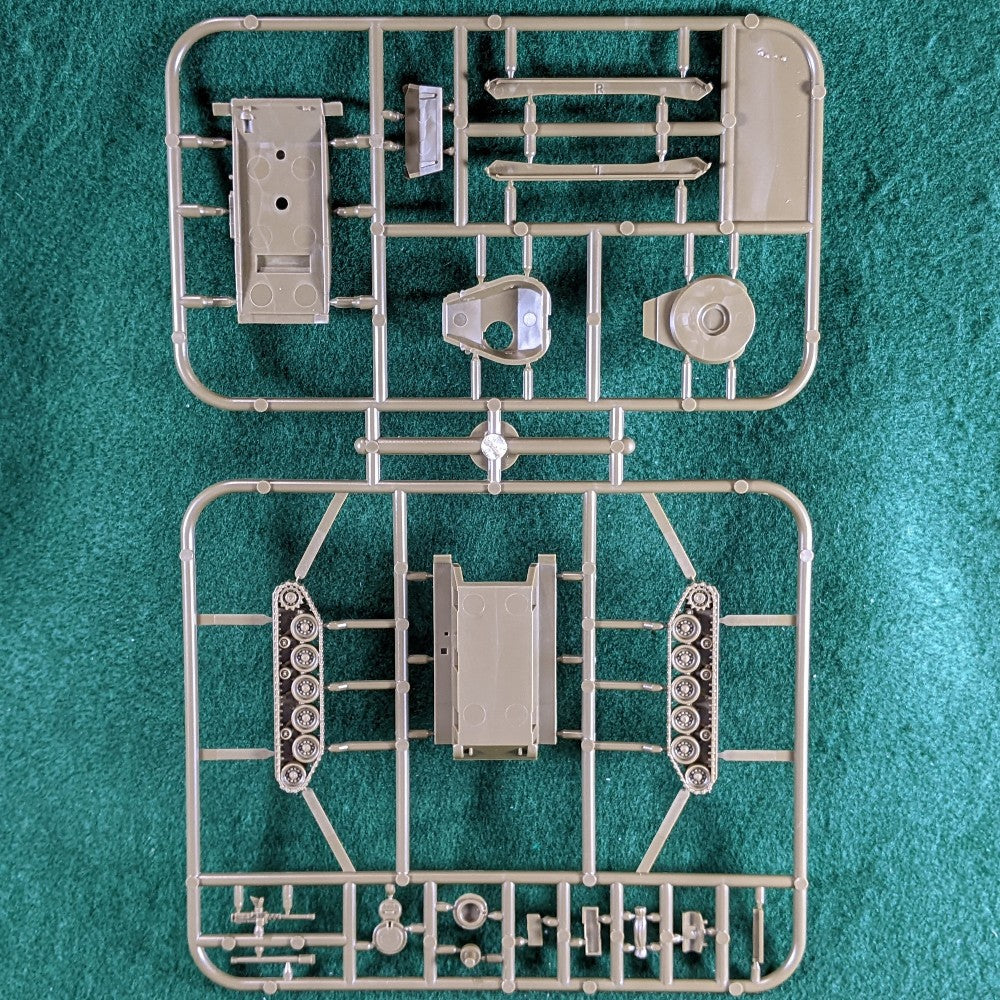 Allied M24 Chaffee Tank sprue - 1 plastic sprue - Flames of War FOW ...