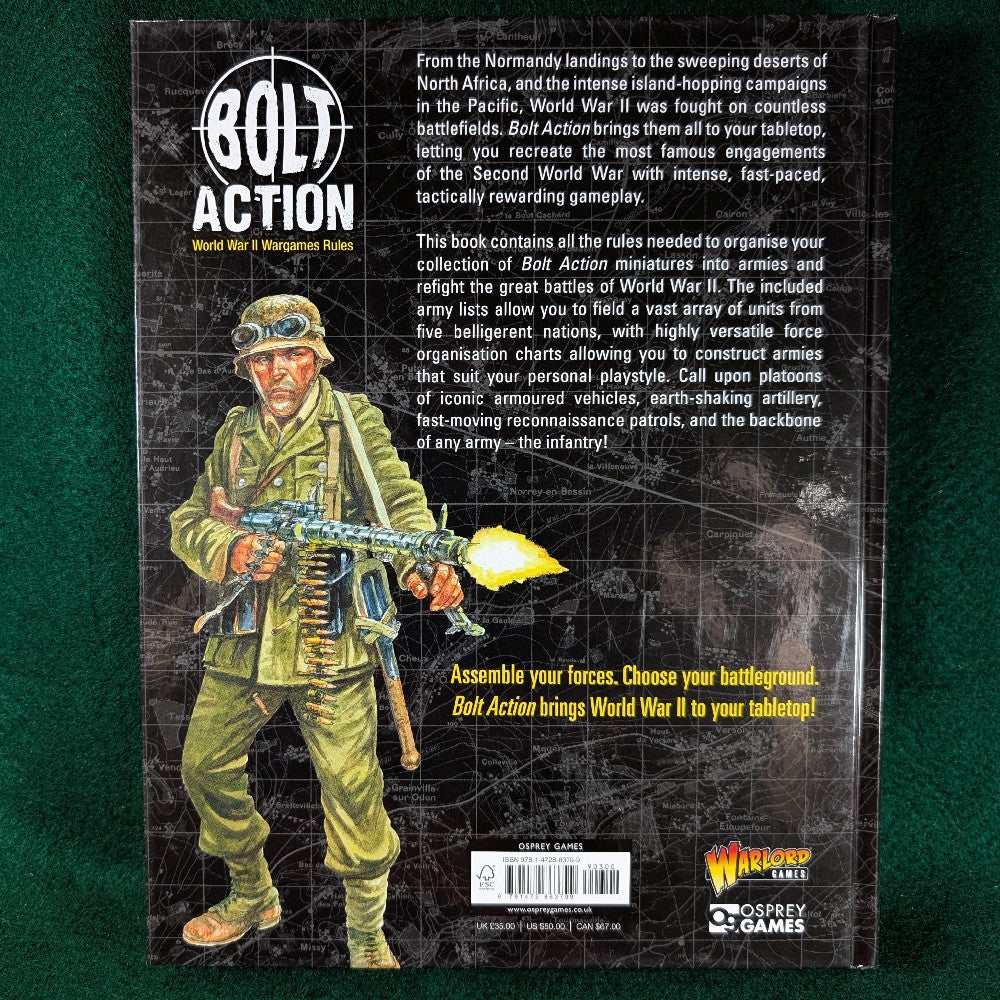 Bolt Action Rule book 3rd Edition - Warlord Games - hardcover – The War ...