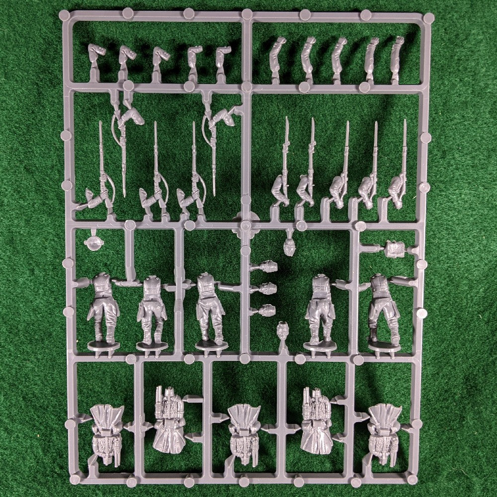 Franco-Prussian War French Infantry Advancing - 1 sprue - 5 figs Perry ...