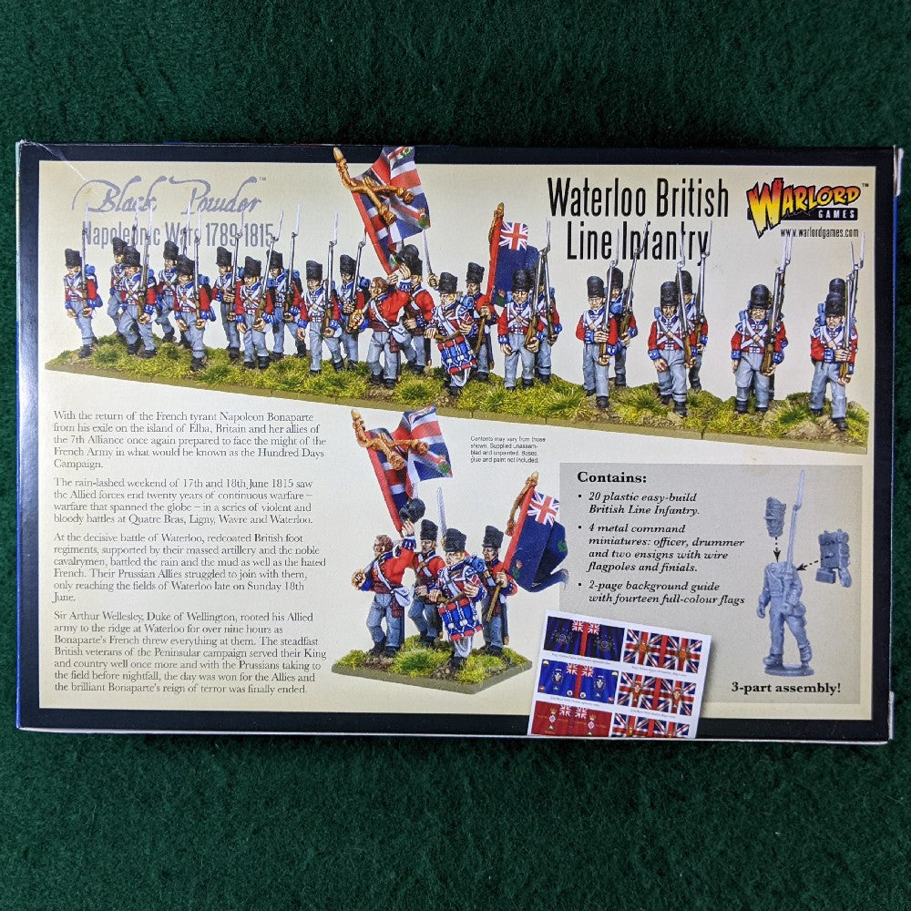Waterloo British Line Infantry - 24 miniatures - Warlord Games – The ...