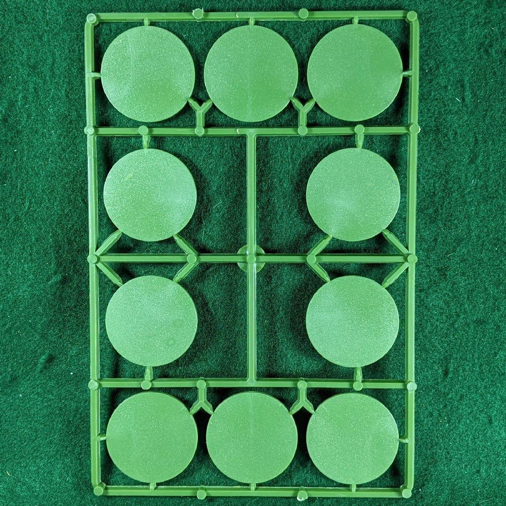 40mm Diameter Round Wargaming Bases (8) - 1 sprue - Renedra Bases – The ...