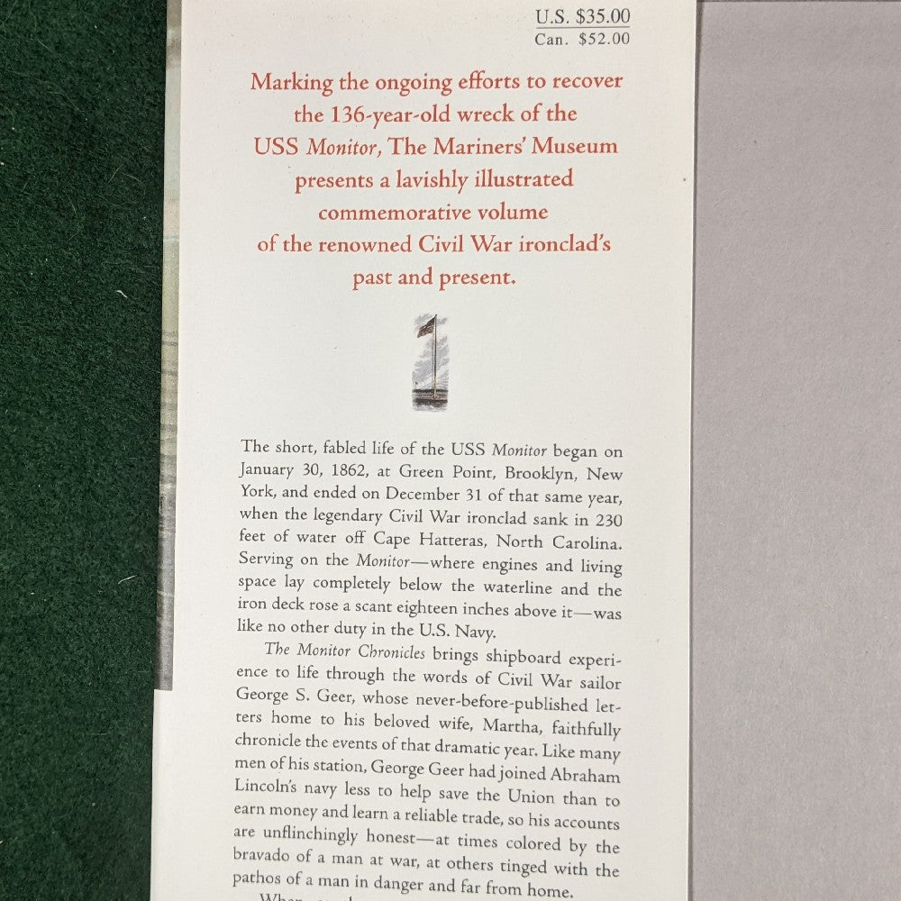 The Monitor Chronicles - The Mariners' Museum - hardcover – The War Library