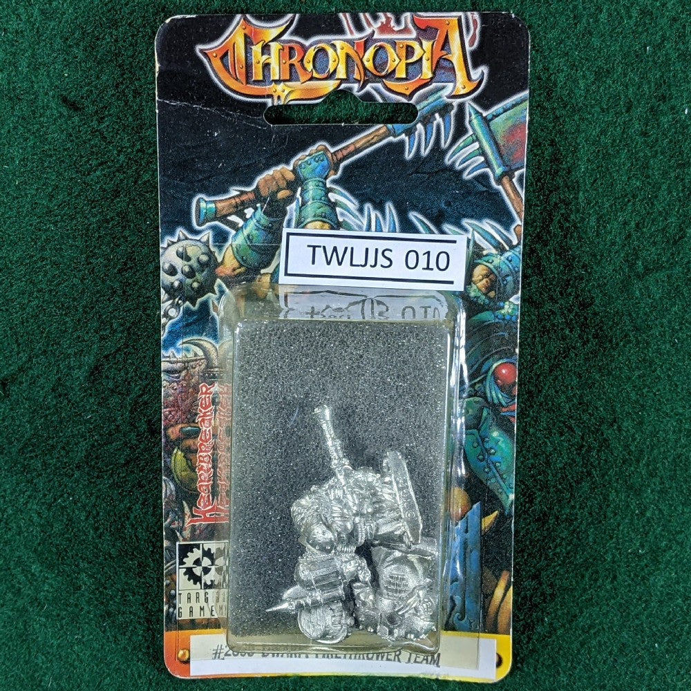 Chronopia Dwarf Fire Thrower Team - 2 metal figures - Heartbreaker/Tar ...