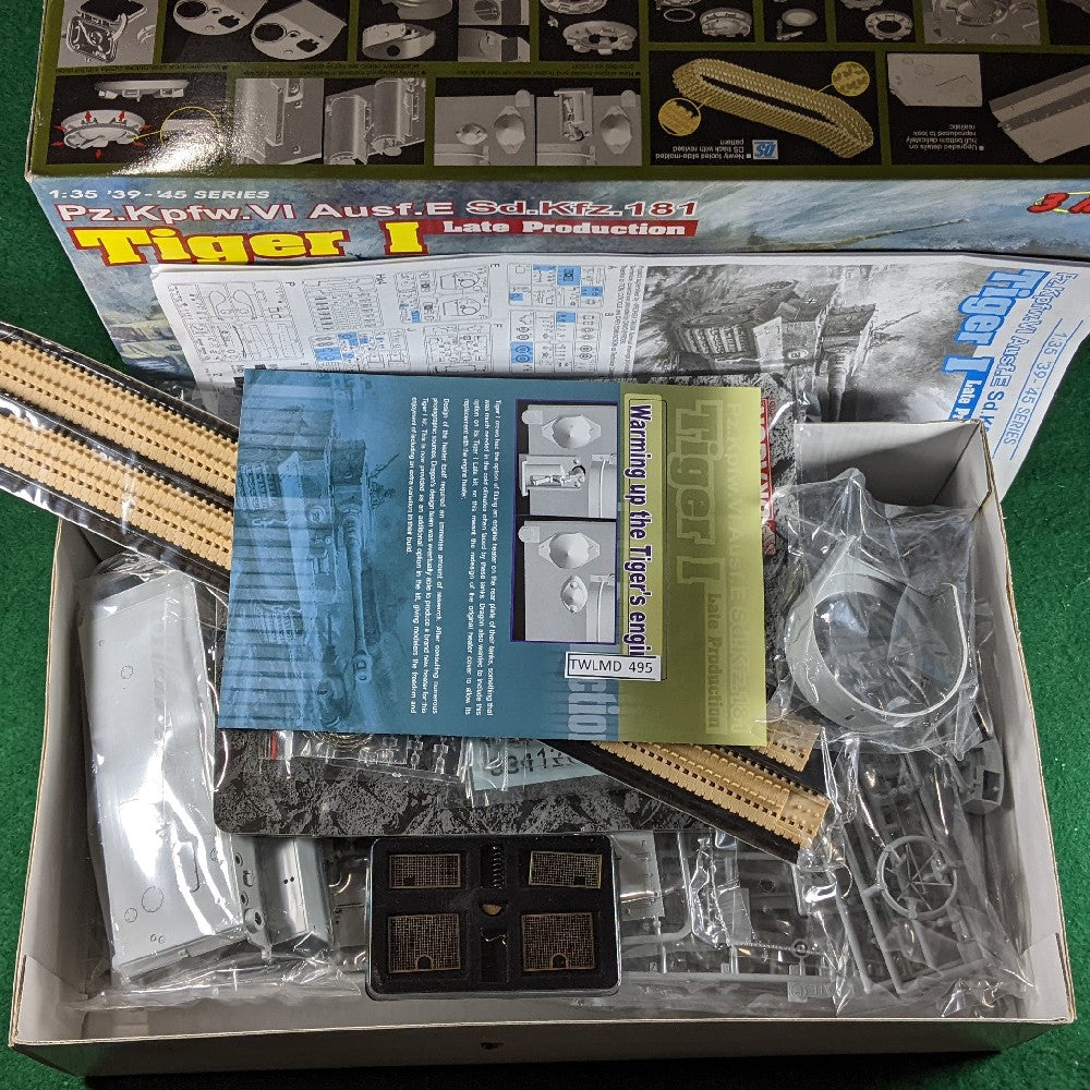 German Tiger I Late Production kit - 1/35 - Dragon 6406 – The War Library